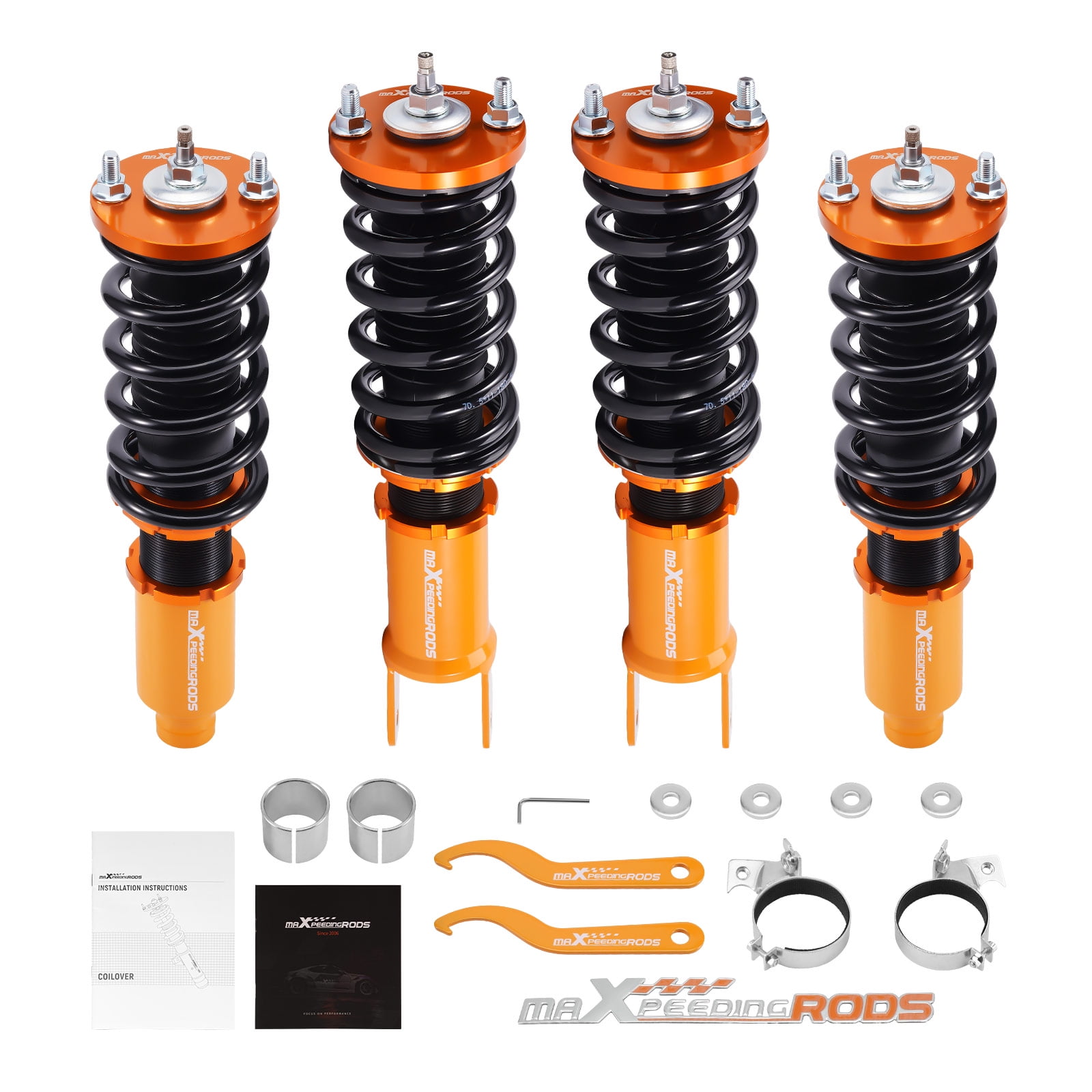 24-Way Damper Adjustable Coilover Suspension Kit for Honda Civic 1996 ...