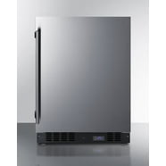 24 in. Freestanding or Built in Upright Counter Depth Freezer, Black ...