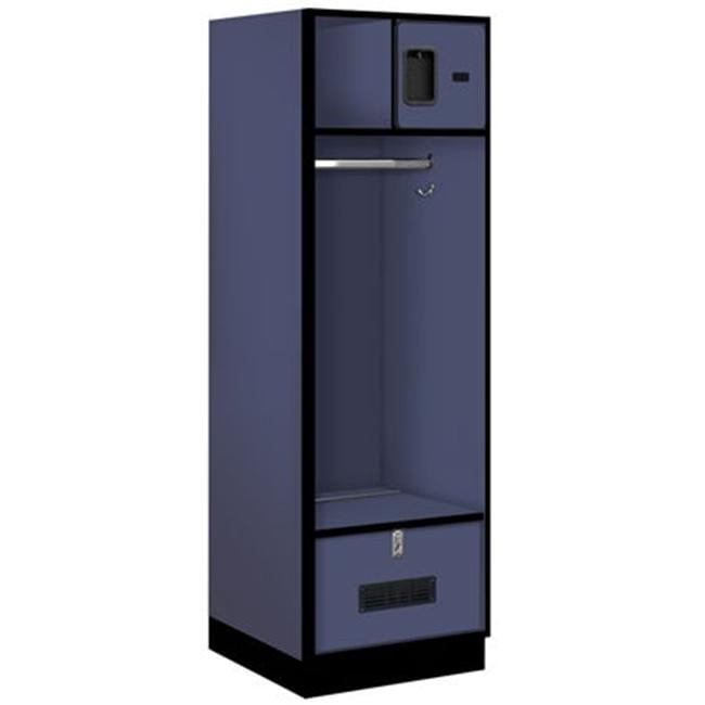 24" Wide Designer Wood Open Access Locker - 6 Feet High - 24 Inches ...