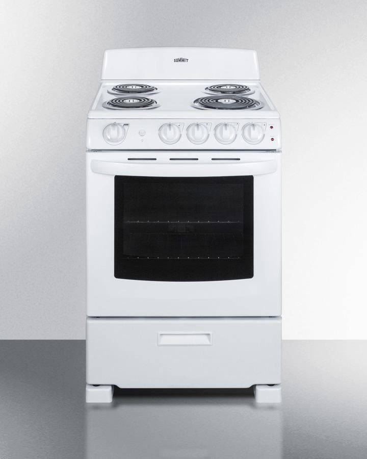 "Summit 24"" Free Standing Electric Coil Range for Small Kitchens ...