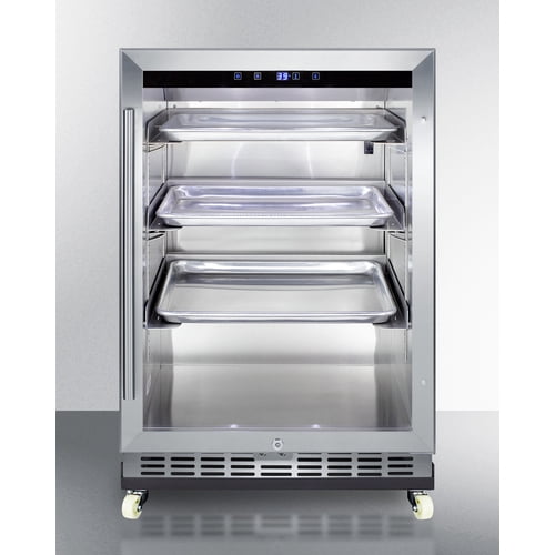 24" Wide Outdoor Mini Reach-In Beverage Center with Dolly - Walmart.com