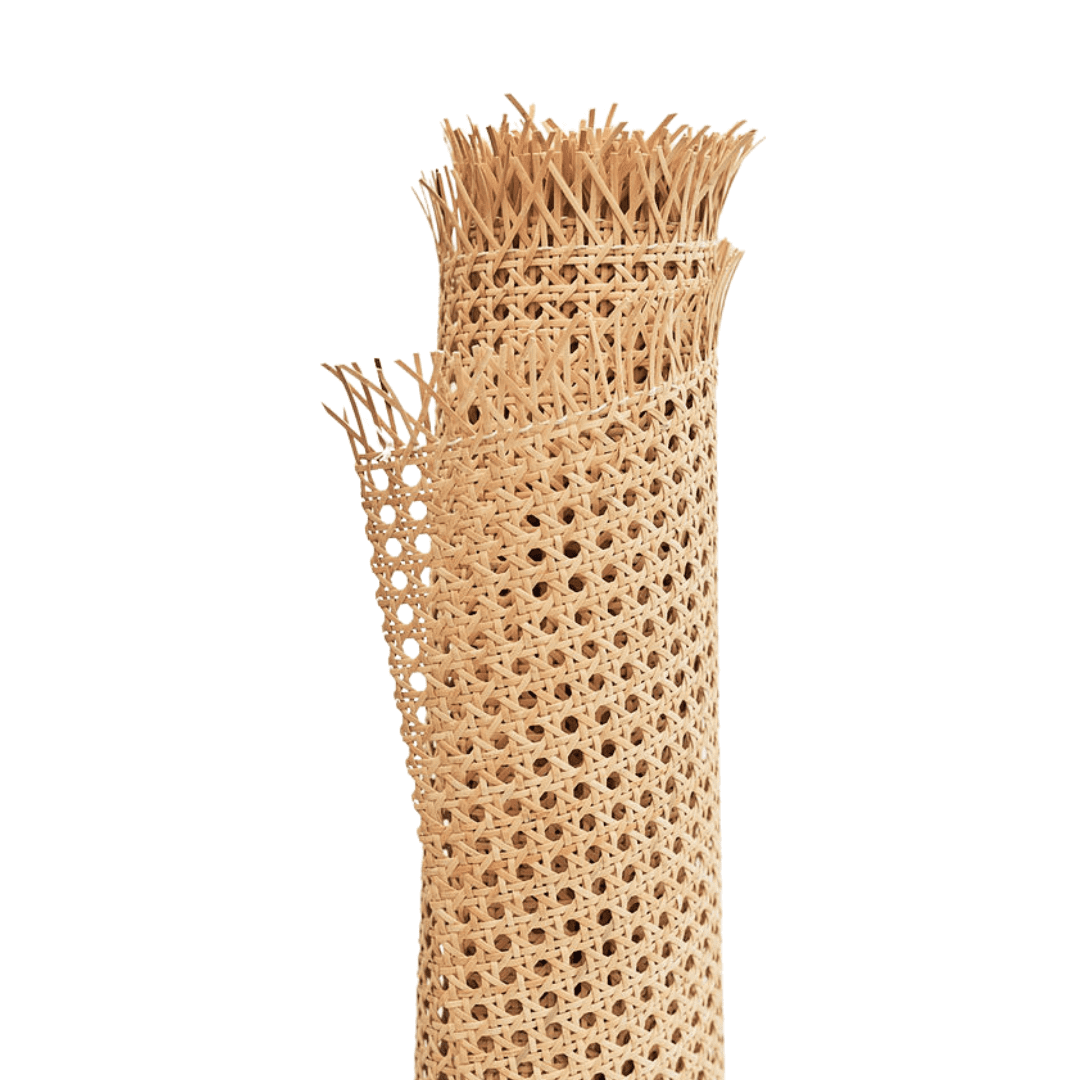 24" Width Natural Rattan Cane Webbing 1/2 inch Open Weave (6 Feet ...