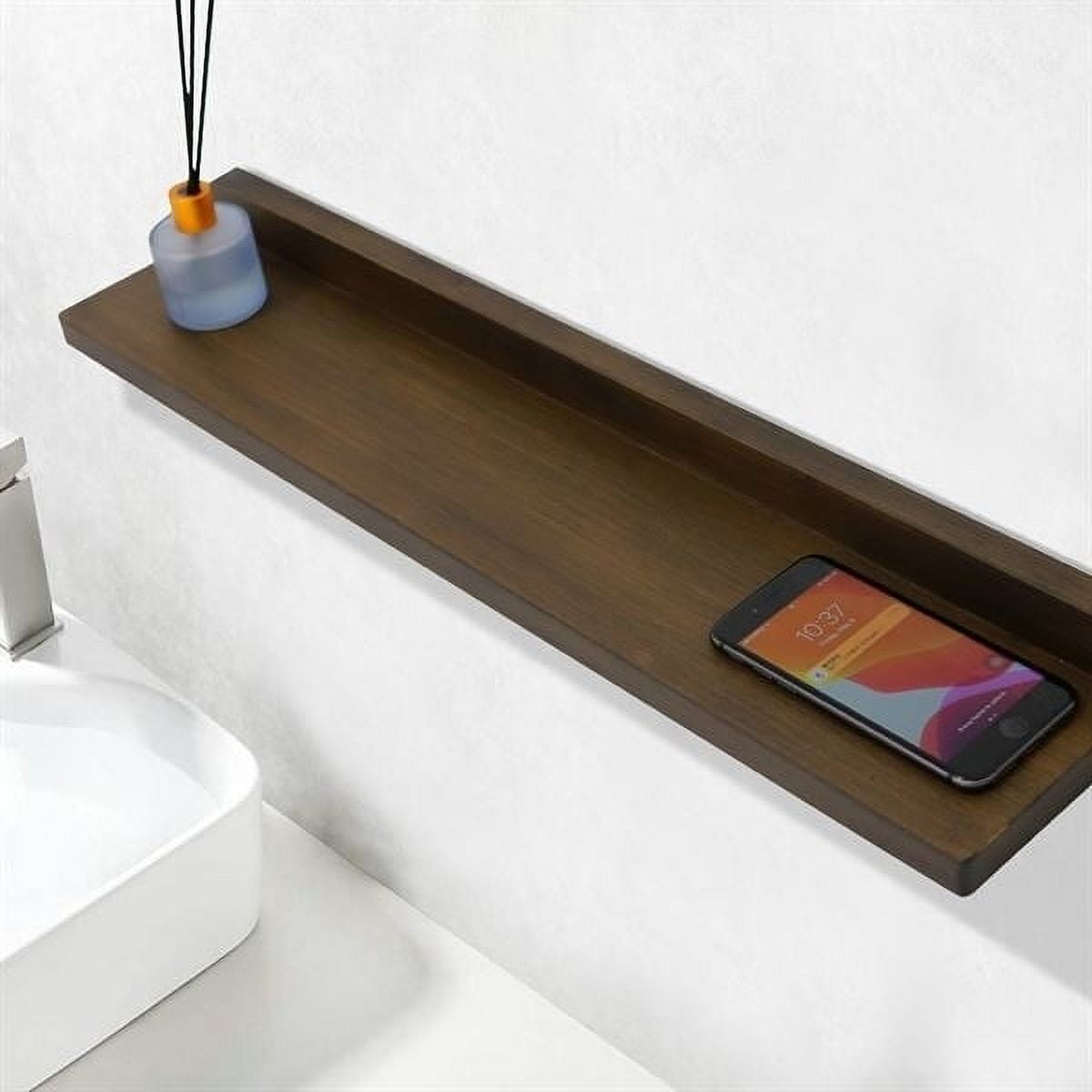 24" Wireless Charging Shelf, 15W/3A Charging, 78" 3A Cable, Solid ...