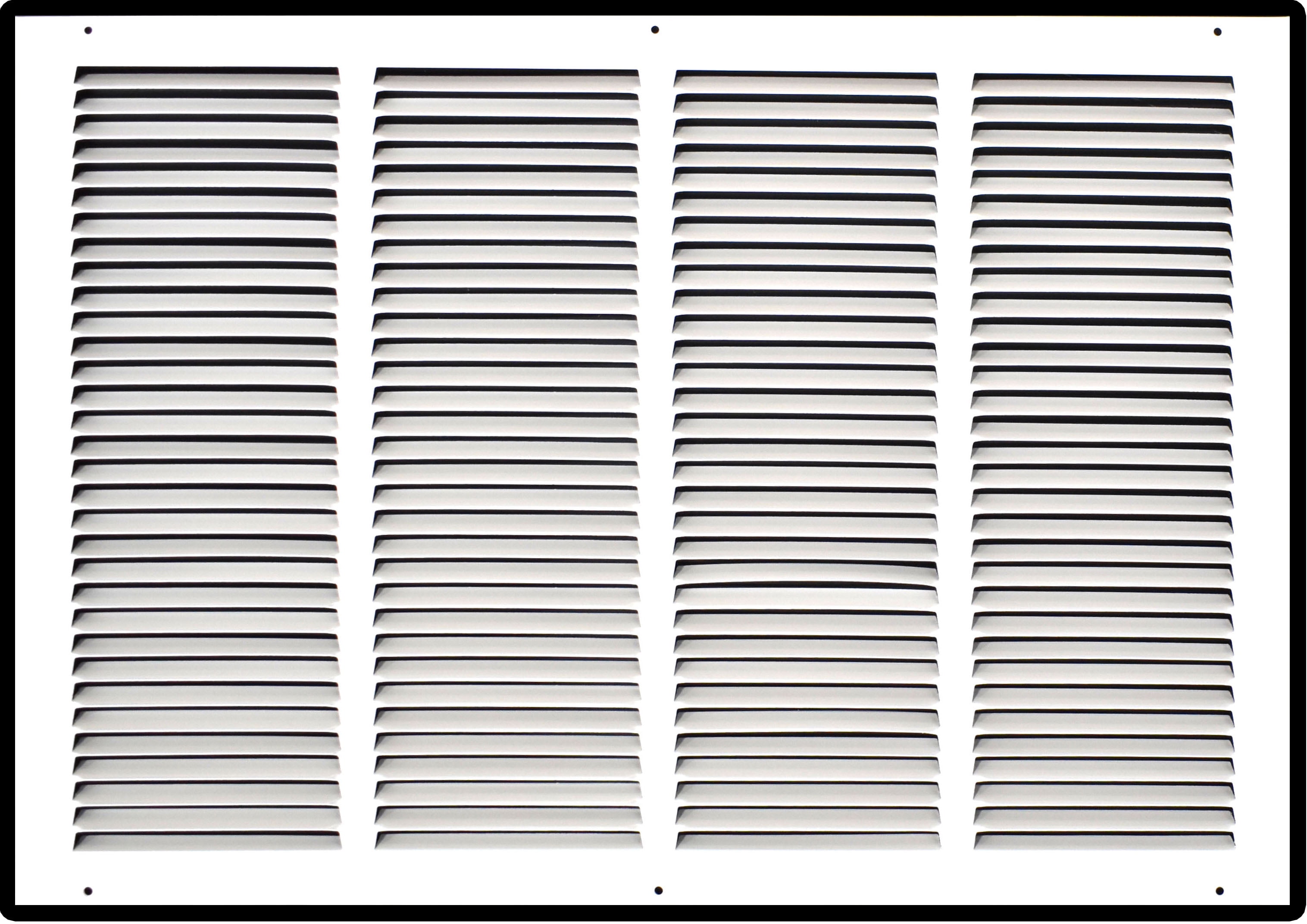 24" X 16" Steel Return Air Grille | HVAC Vent Cover Grill for Sidewall ...