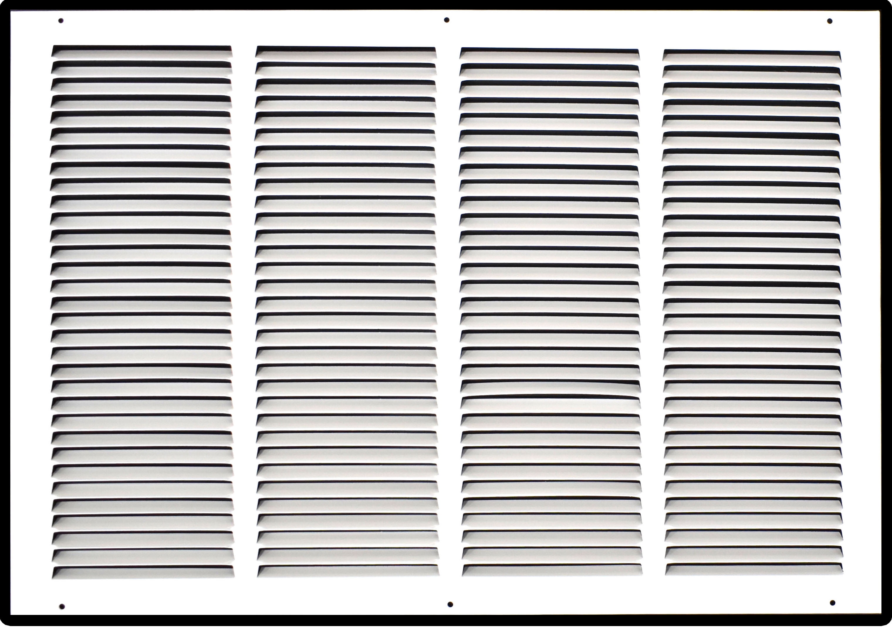24" X 18" Steel Return Air Grille | HVAC Vent Cover Grill for Sidewall ...