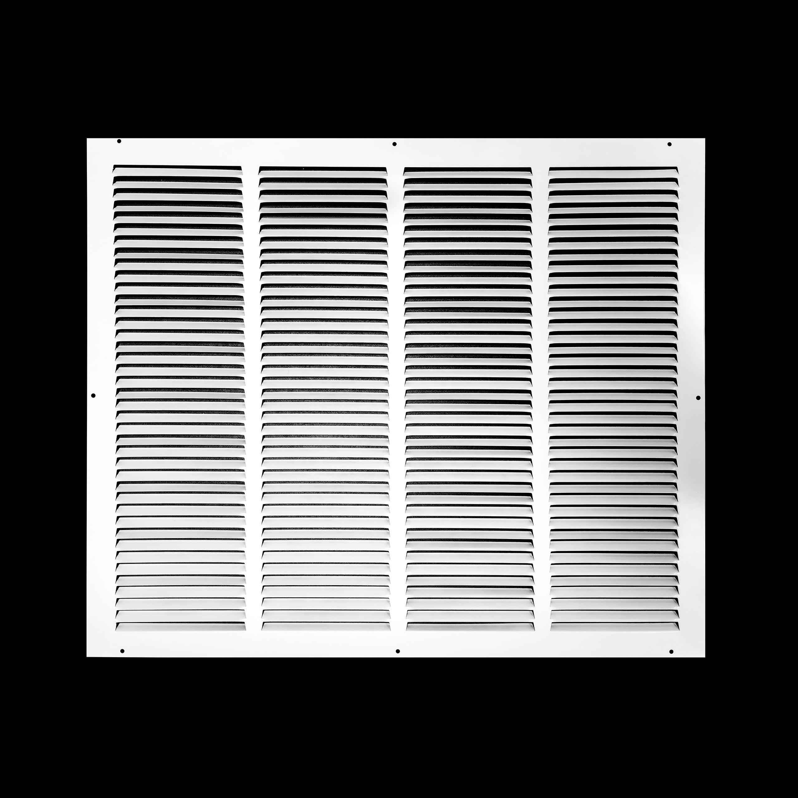24" X 20" Steel Return Air Grille | HVAC Vent Cover Grill for Sidewall ...