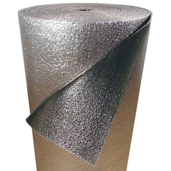 24"X10Ft Reflective BLACK FOIL Insulation Roll Foam Core Radiant ...