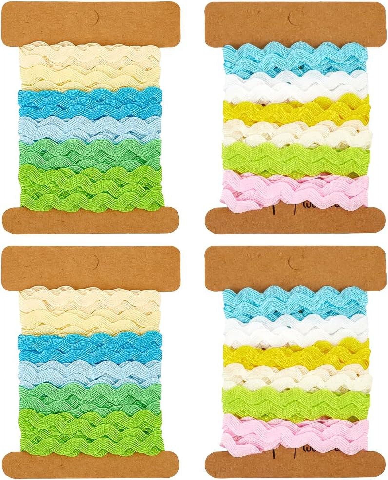 24 Yards 2 Styles Zig Zag Ribbon Trim 1/4 inch(7.5mm) Wave Ribbon ...