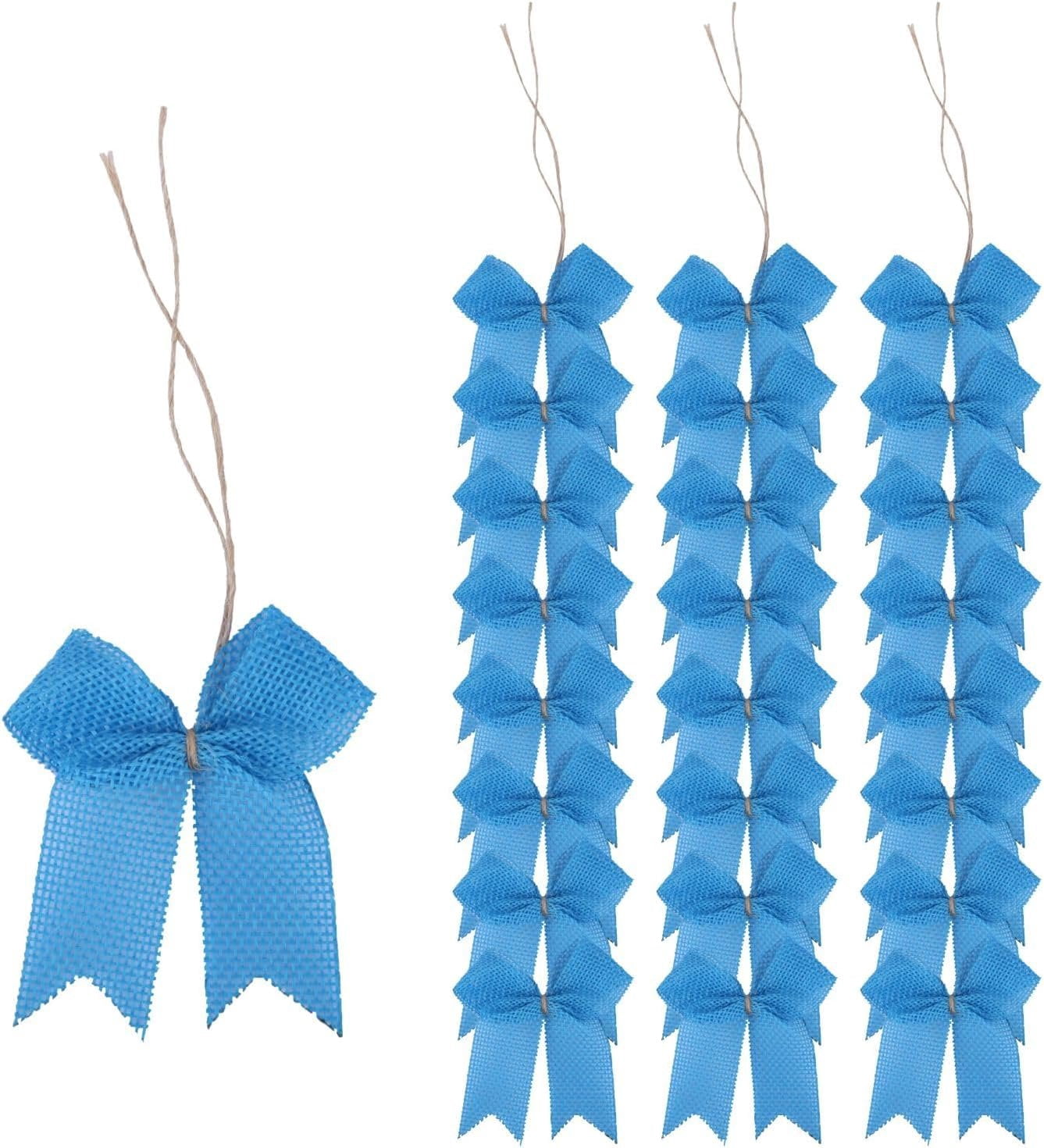 24 count 3 Inch Mini Buffalo Plaid Check Ribbon Bow Smal Bows for ...