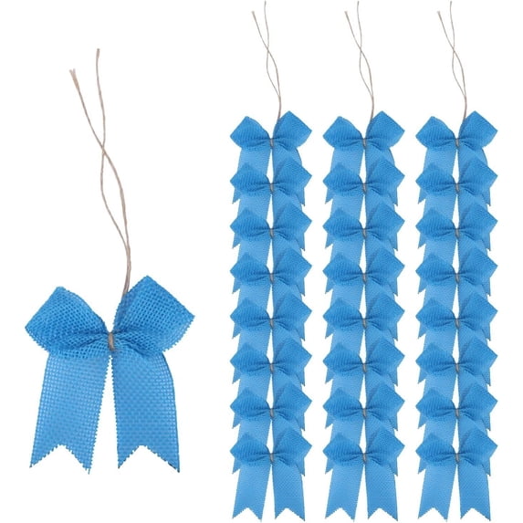 24 count 3 Inch Mini Buffalo Plaid Check Ribbon Bow Smal Bows for ...