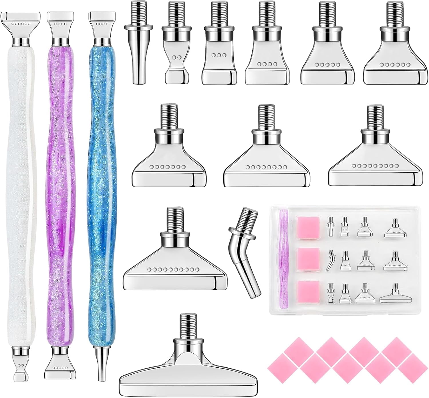 24 count Art Pen Set with Tips, Painting Accessories and Tools Kit for ...