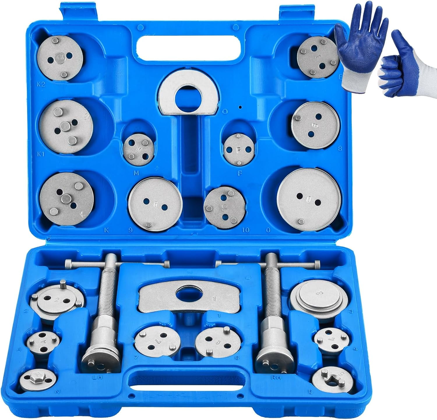 24 count Disc Caliper Tool Set Disc Caliper Compressor Wind Tool ...