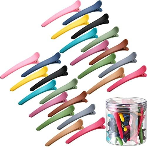 24 count Hair Sectioning Clips, Duck Billed Accessories for Styling ...