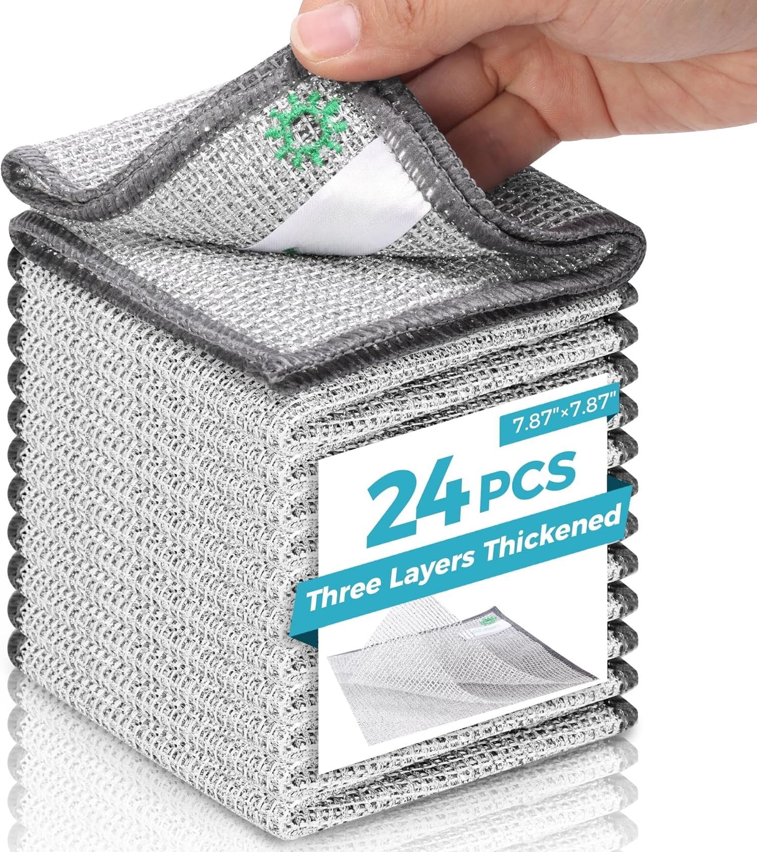 24 count Non Scratch Wire Dishcloth, Cleans Without , Stands Up to ...