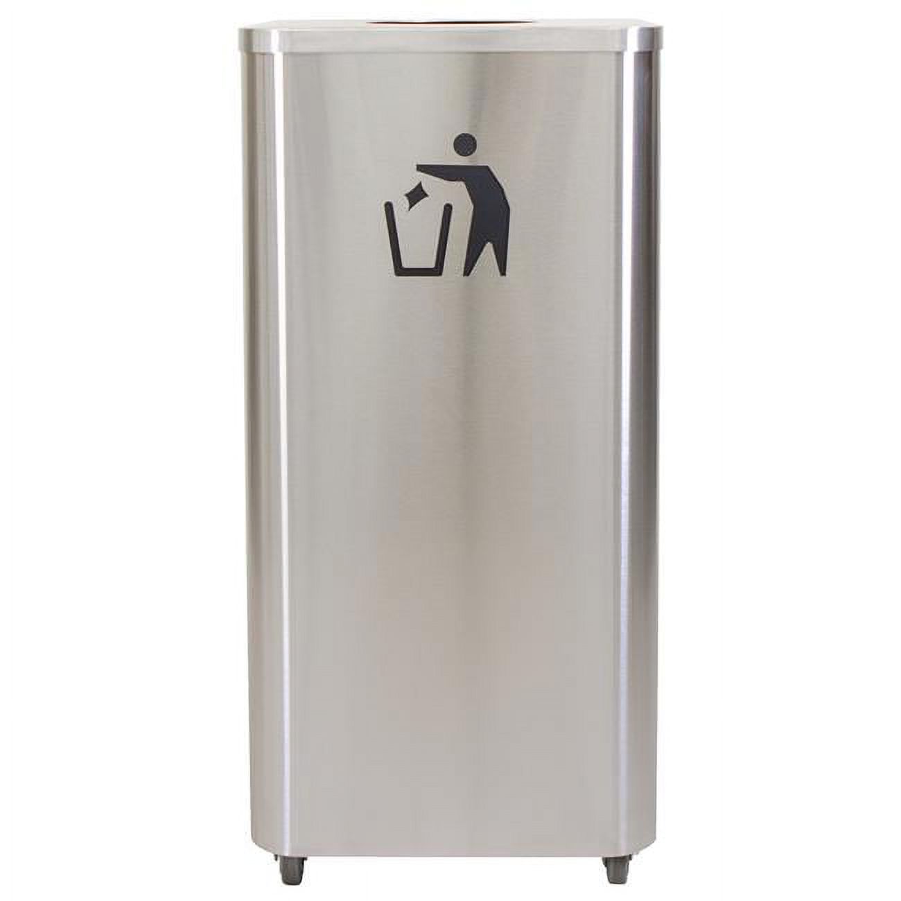 24 gal Liquids Disposal Waste Companion Receptacle - Stainless Steel ...