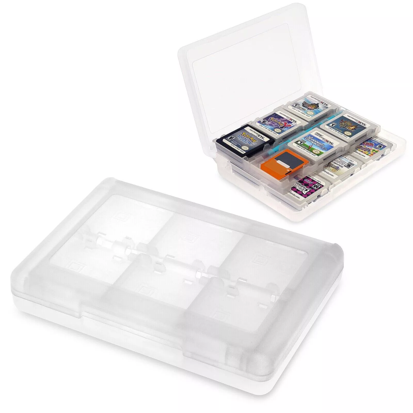 24 in 1 Game Card Case Holder Cartridge Box for New Nintendo 3DS XL LL ...