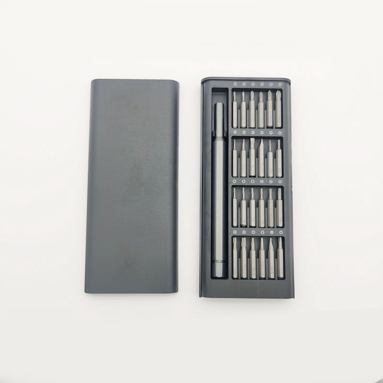 24 in 1 Screwdriver Kit Magnetic S2 Screw Bits with Plastic Handle for ...