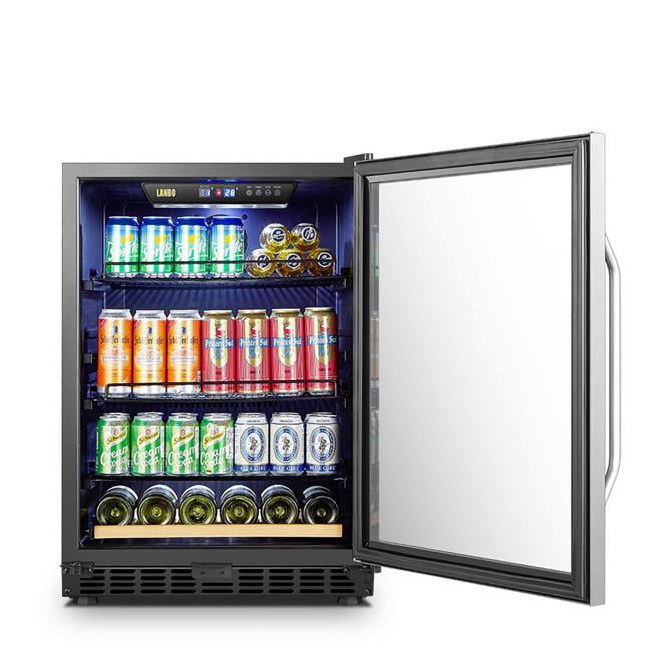 24 in. 110 Can Compressor Beverage Refrigerator - Walmart.com