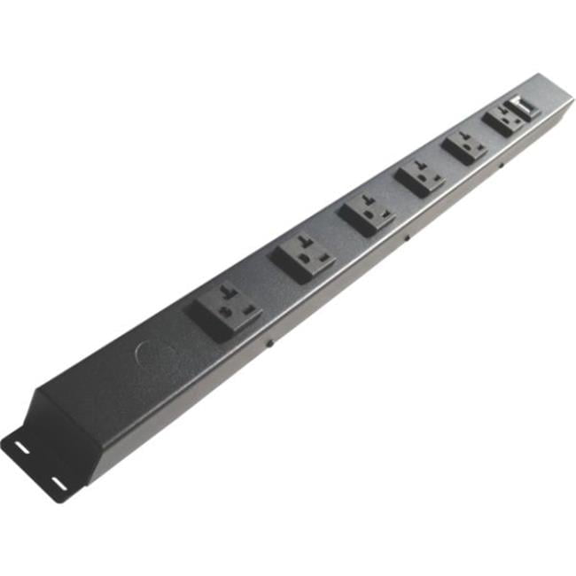 24 in., 20A 6 Outlets Hardwired Power Strip with USB - Walmart.com