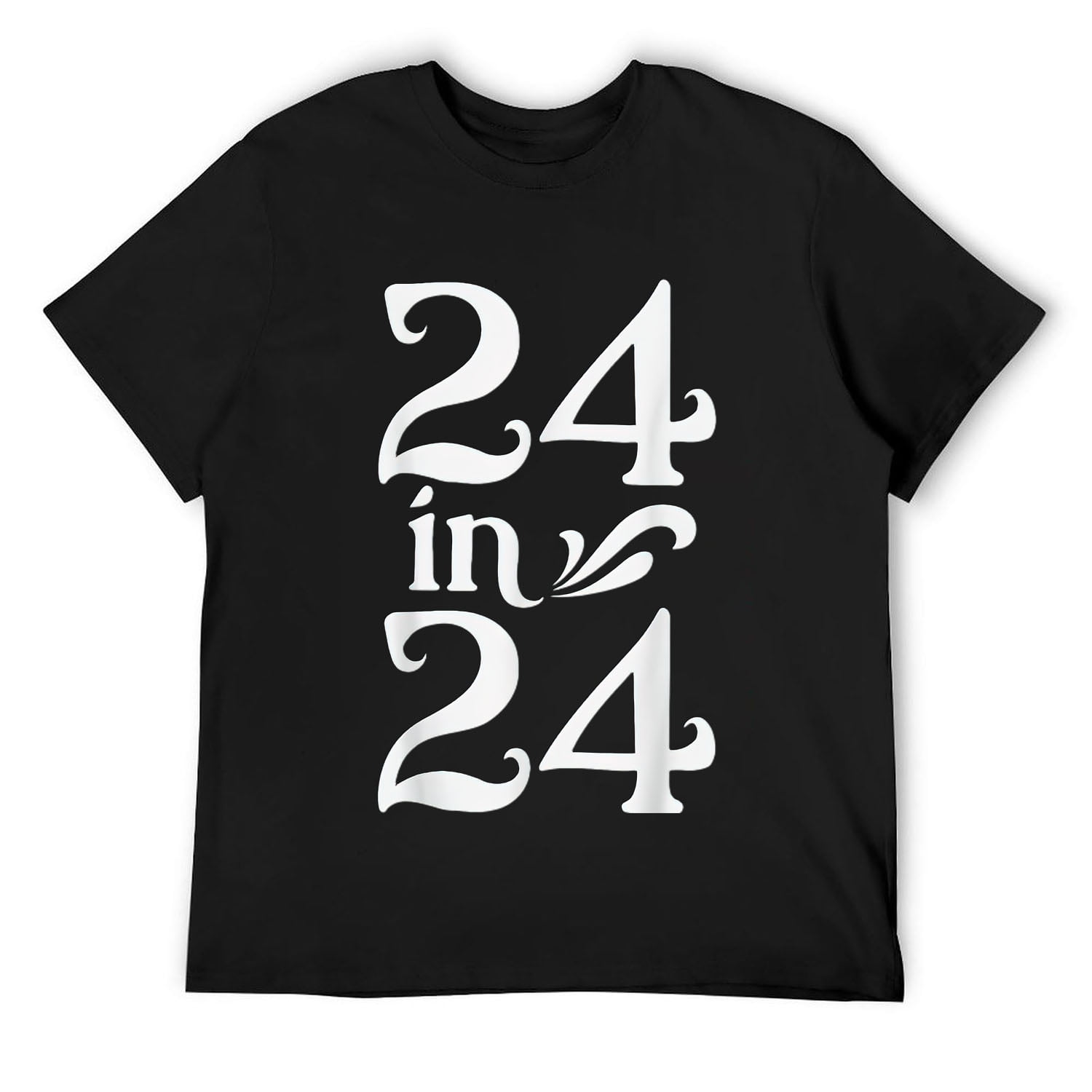 24 in 24, 24th birthday, turning 24 years old in 2024 bday T-Shirt ...