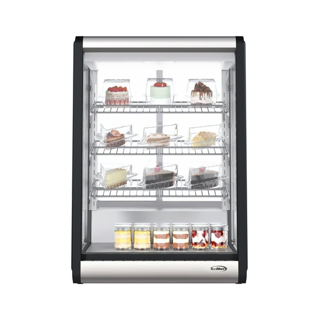24 in. 4 Tier Commercial Countertop display refrigerator - Walmart.com