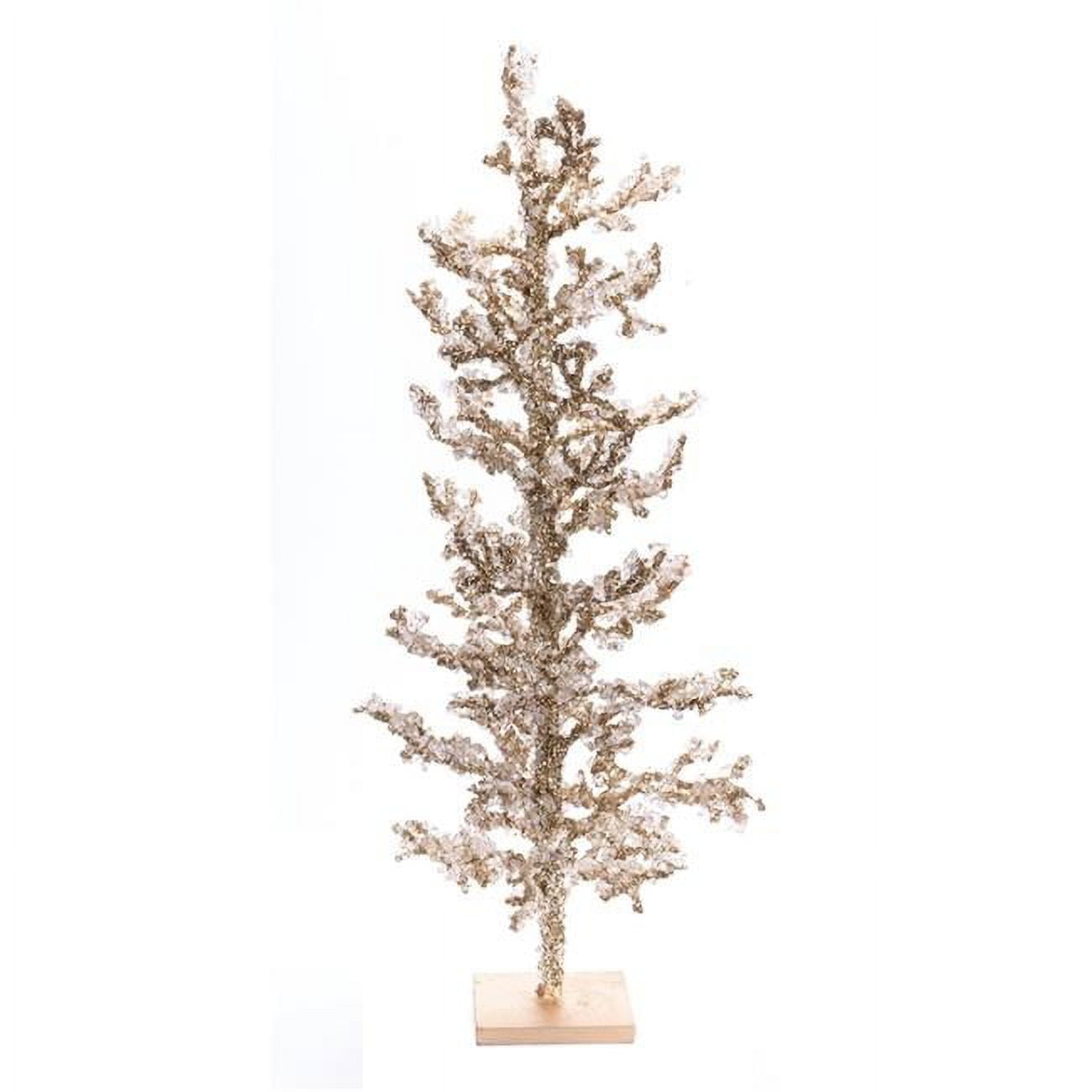 24 in. Acrylic Icy Tree, Gold - Walmart.com