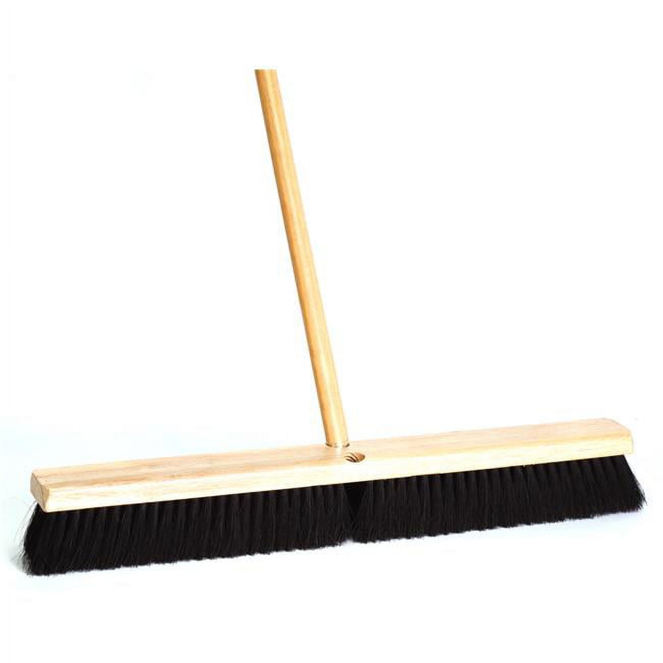 24 in. Black Tampico Floor Broom - Walmart.com