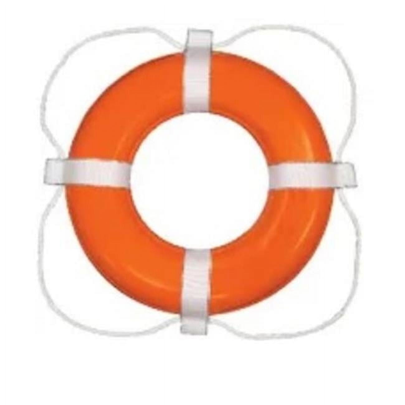 24 in. Coast Guard Approved Ring Buoy, Orange - Walmart.com