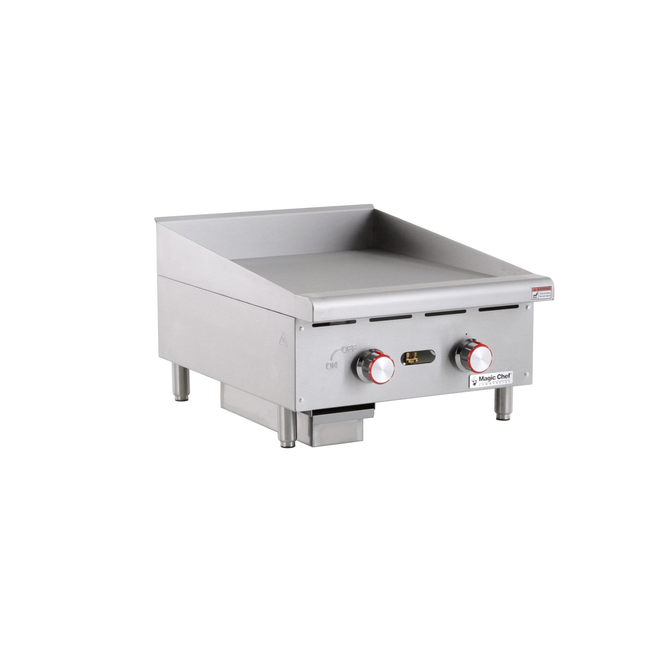 Magic Chef Commercial 24 in. Commercial Natural Gas Manual Countertop ...