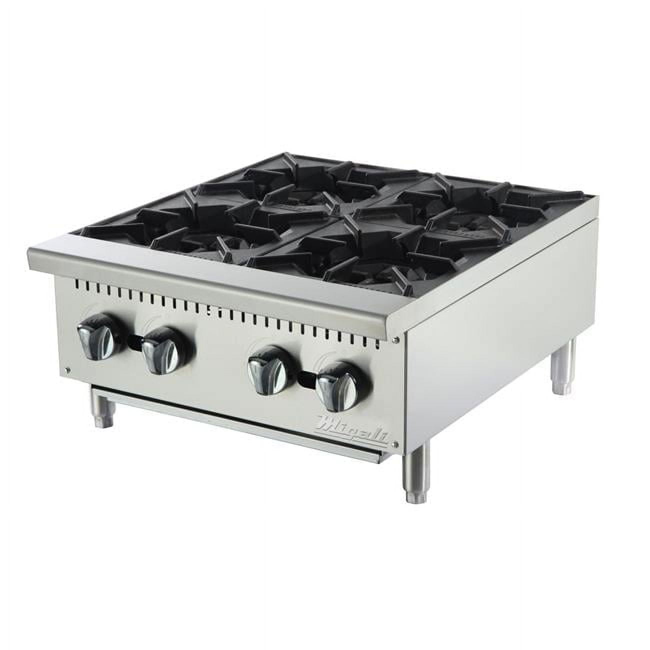 24 in. Competitor Series Countertop Hot Plate, Stainless Steel ...