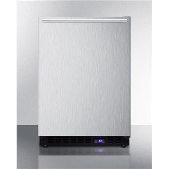 24 in. Freestanding Upright Counter Depth Freezer, Black - Walmart.com