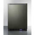 24 in. Freestanding or Built in Upright Counter Depth Freezer, Black ...