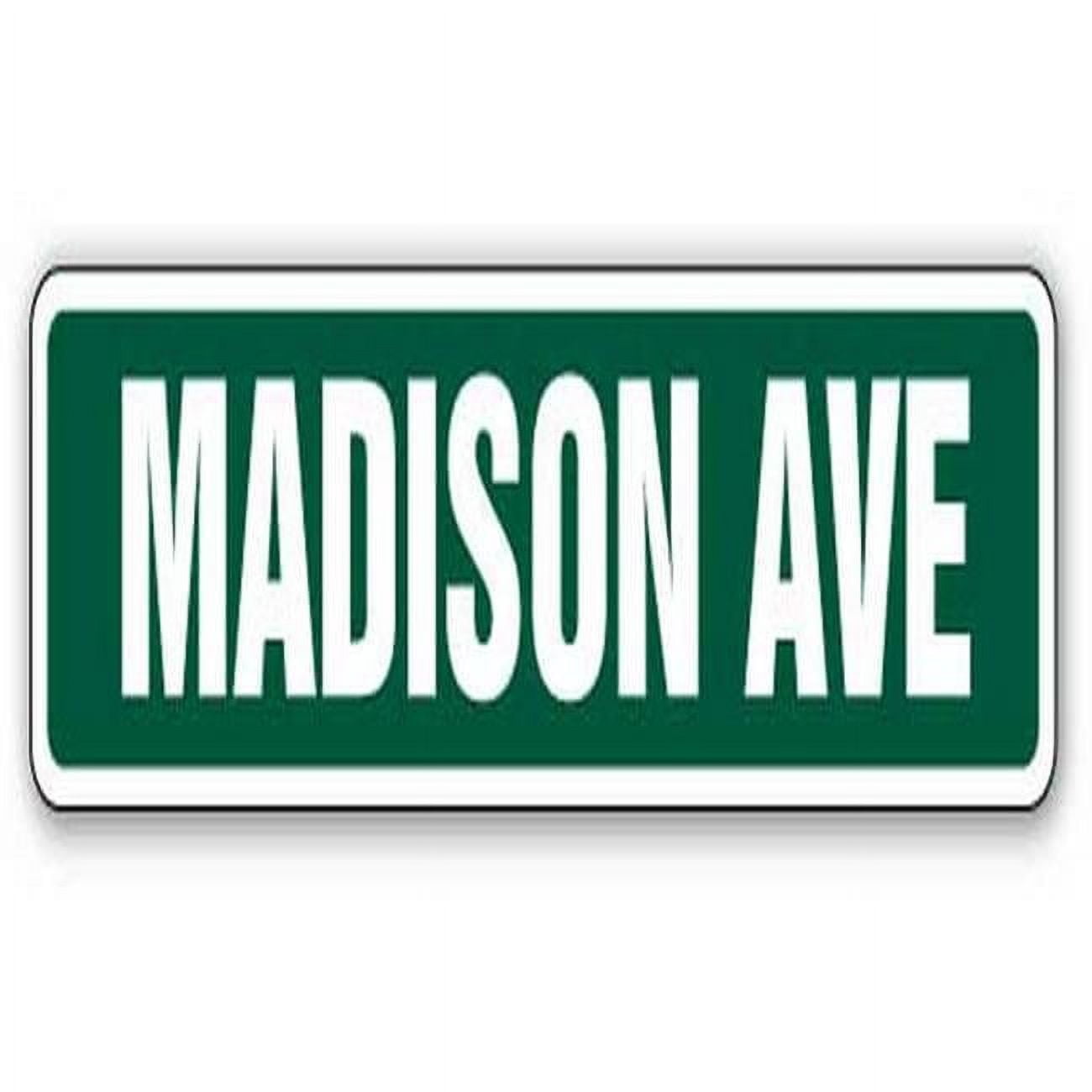 24 in. Madison Avenue Street Sign - Manhattan New York Signs ...