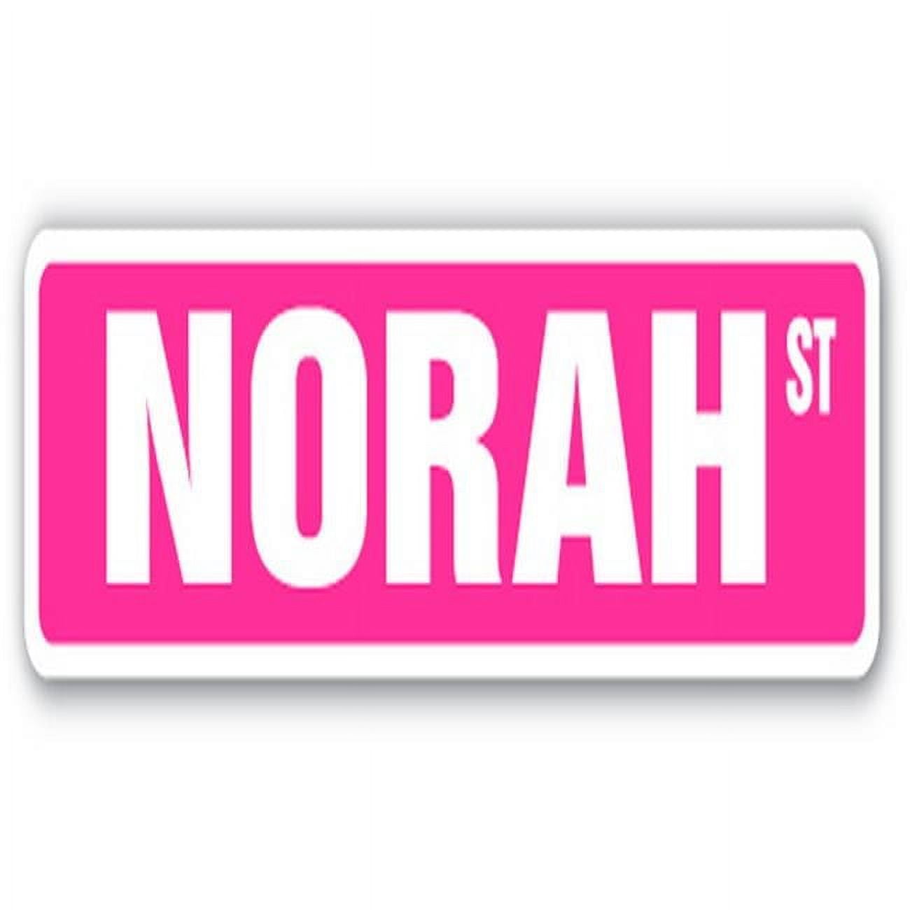 24 in. Norah Street Childrens Name Room Sign - Walmart.com