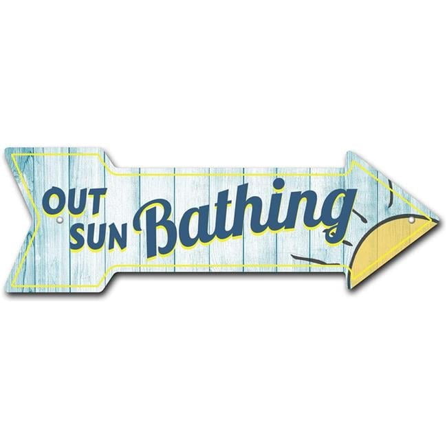 24 in. Out Sunbathing Arrow Sign - Walmart.com