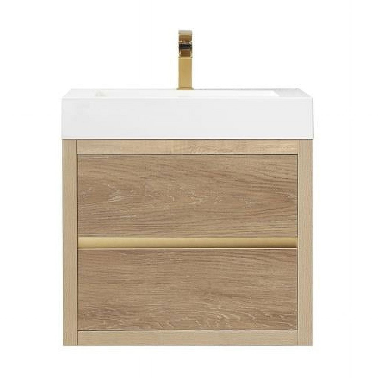 24 in. Palencia Single Sink Wall-Mount Bathroom Vanity, North American ...