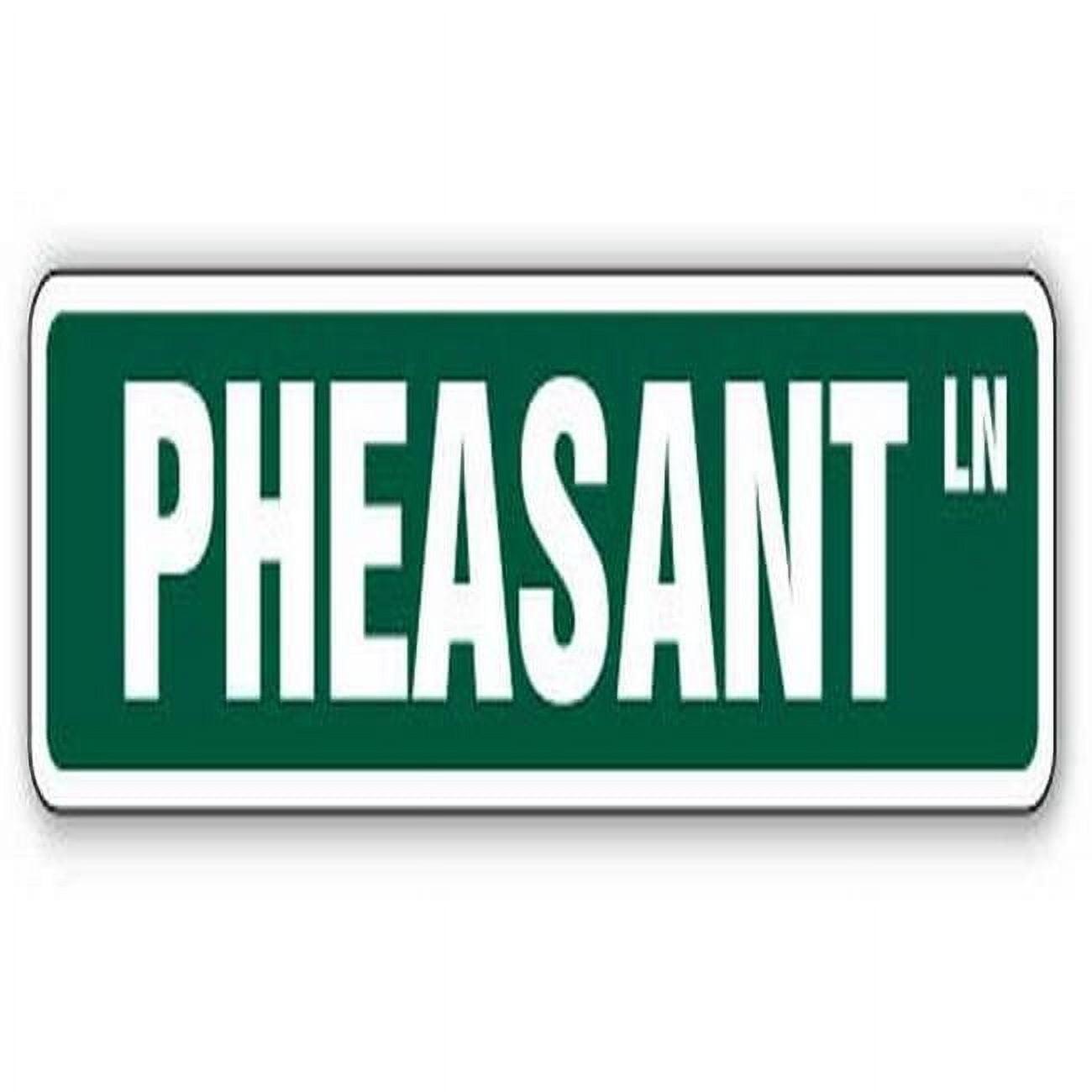 24 in. Pheasant Street Sign - Bird Hunting Quail Signs Hunt - Walmart.com