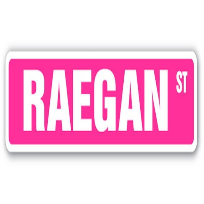 24 in. Raegan Street Childrens Name Room Sign - Walmart.com