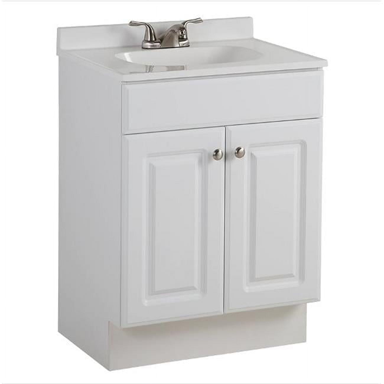 24 in. Shaker Bathroom Vanity Combo, White - Walmart.com