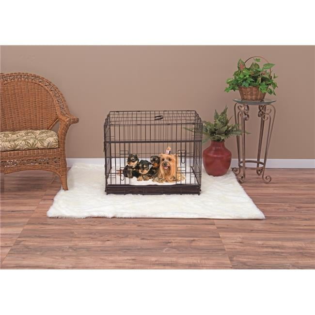 24 in. Sliding Double Door Dog Crate - Small - Walmart.com