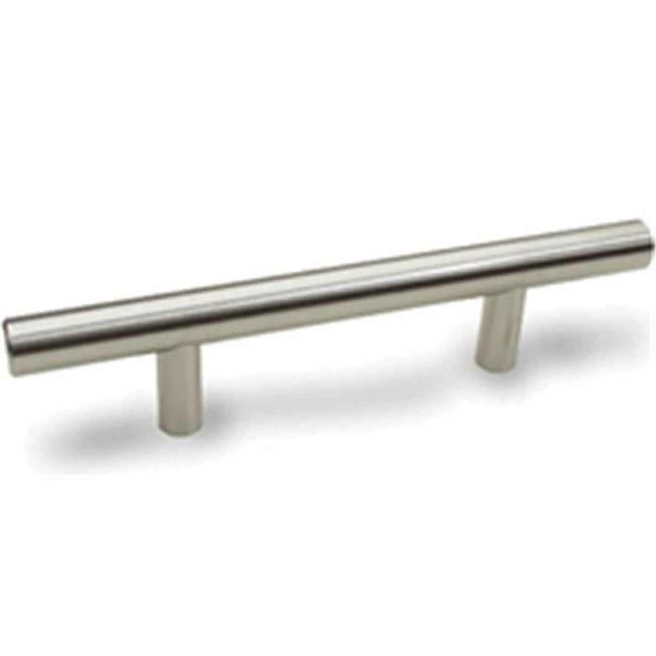 24 in. Solid Stainless Steel Brushed Nickel Kitchen Bar Handle ...
