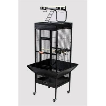 Prevue Pet Products 36" x 24" x 66" Select Wrought Iron Parrot Bird ...