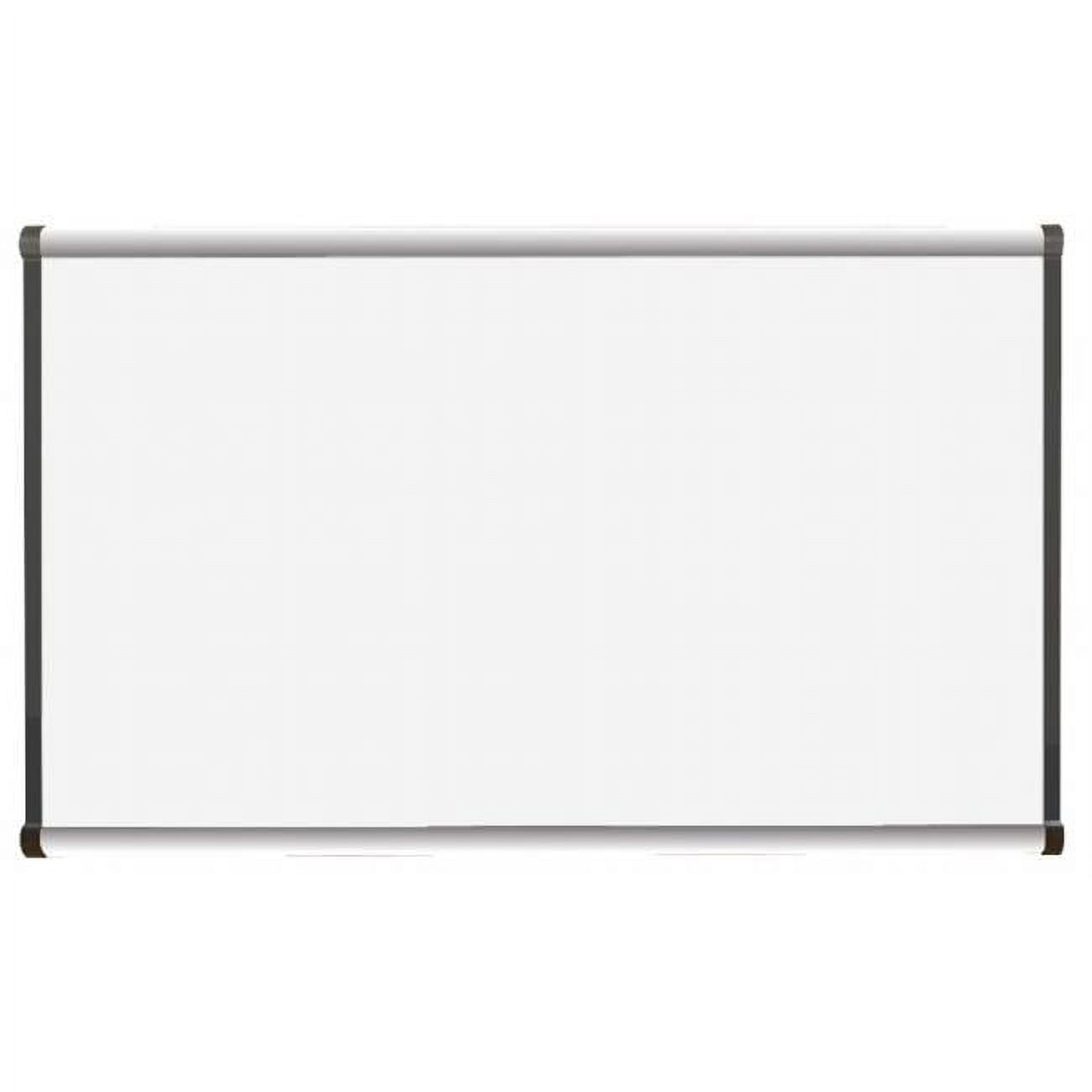 24 in. x 36 in. Thermal-Fused Melamine Dot Grid Whiteboard with Trim ...
