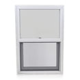 24 in. x 36 in. White Double-Pane Insulated Glass Vinyl Single Hung ...