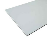 24 in. x 60 in. x 1/8 in. Thick Aluminum Composite ACM White Sheet ...