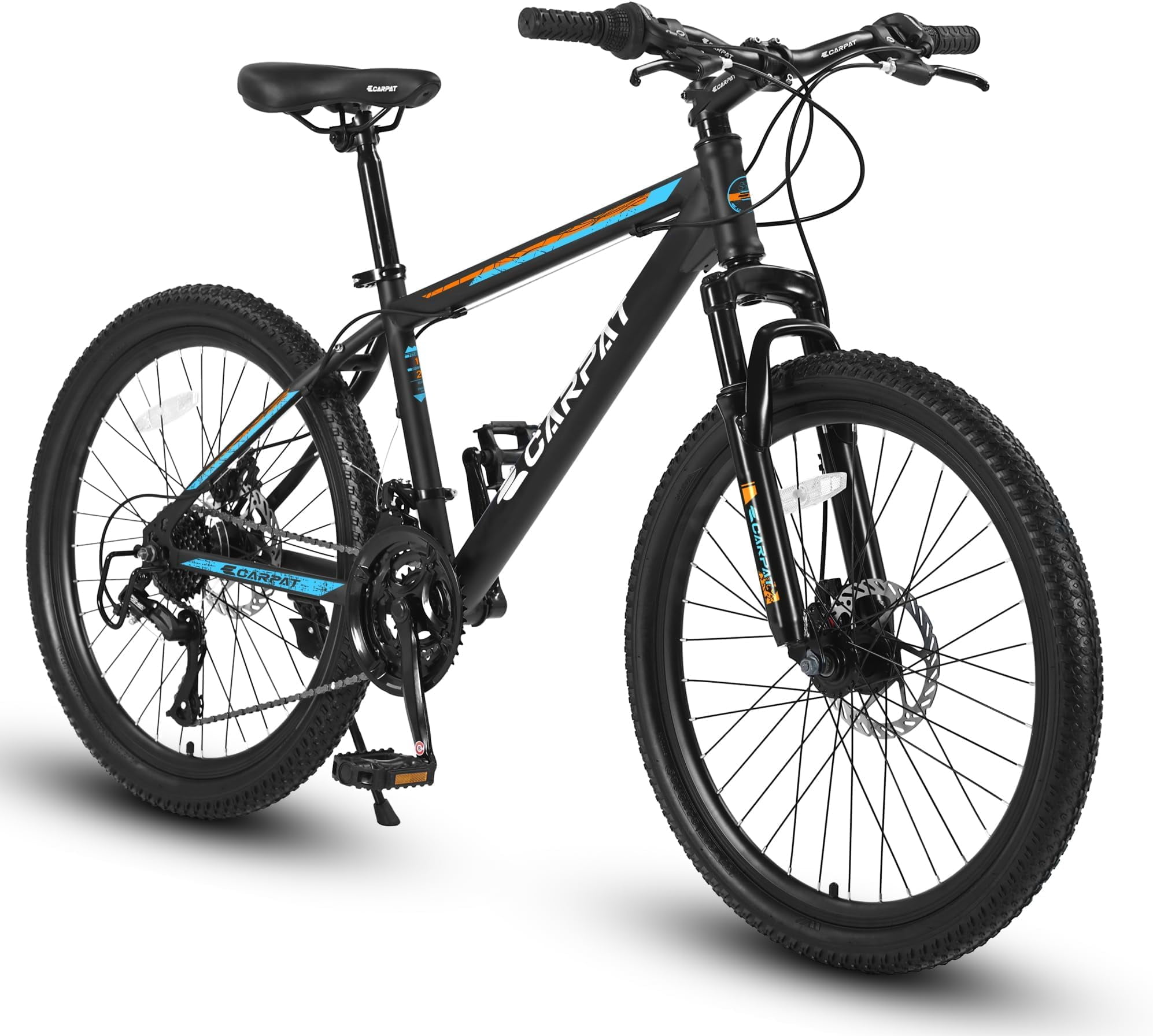 24 inch/ 26 inch Inch Mountain Bike, High-Carbon Steel Frame, MTB Bikes Mountain Bicycle for ...