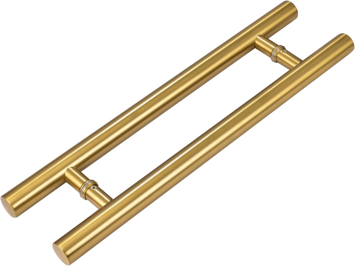 24-inch/304 Stainless Steel Sliding Barn Door Handle, H-Shaped ...