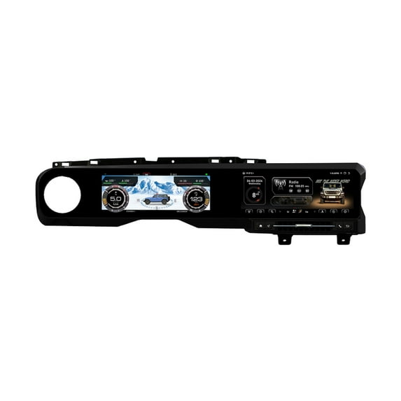 24 inch Android 12 Virtual Cockpit Car Radio for Jeep Wrangler 2018 ...