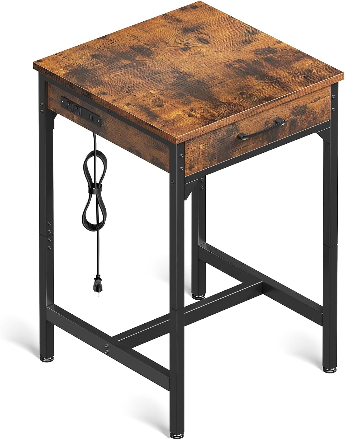 24 inch Bar Table with Power Outlets, Bar Height Pub Table, Counter ...