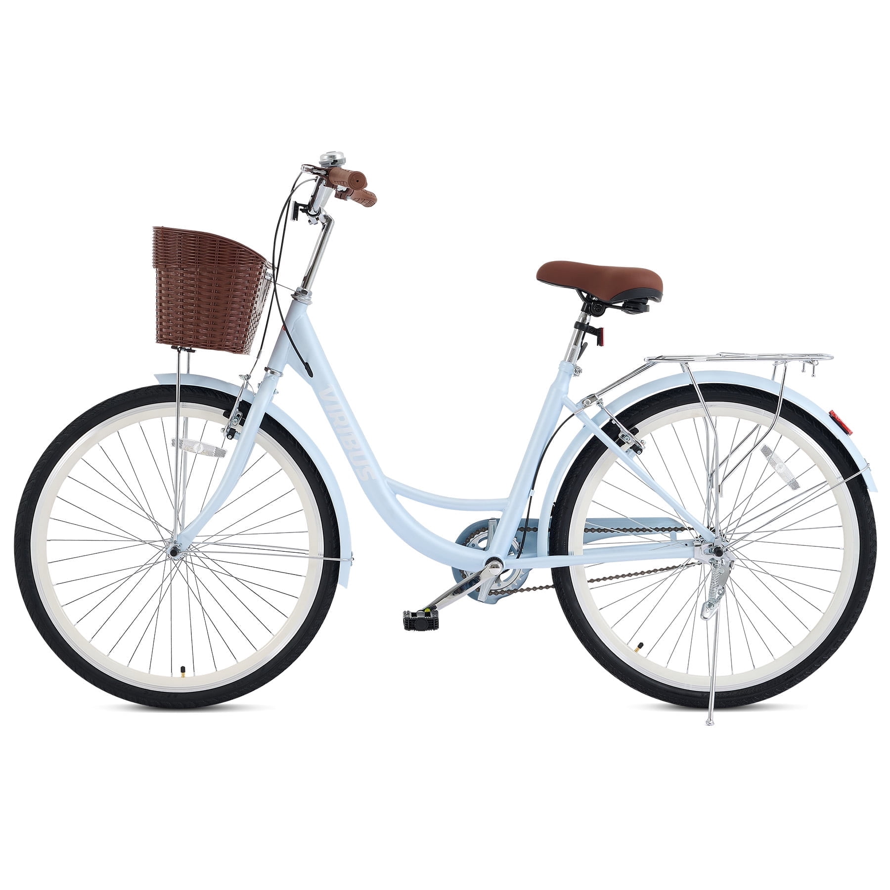 24 inch City Cruiser Bicycle with Carbon Steel Frame Dual V Brakes ...
